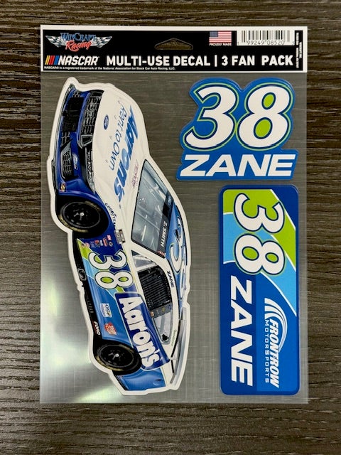 ZS x Aaron's 3 Pack Multi-Use Fan Decals | Front Row Motorsports Online