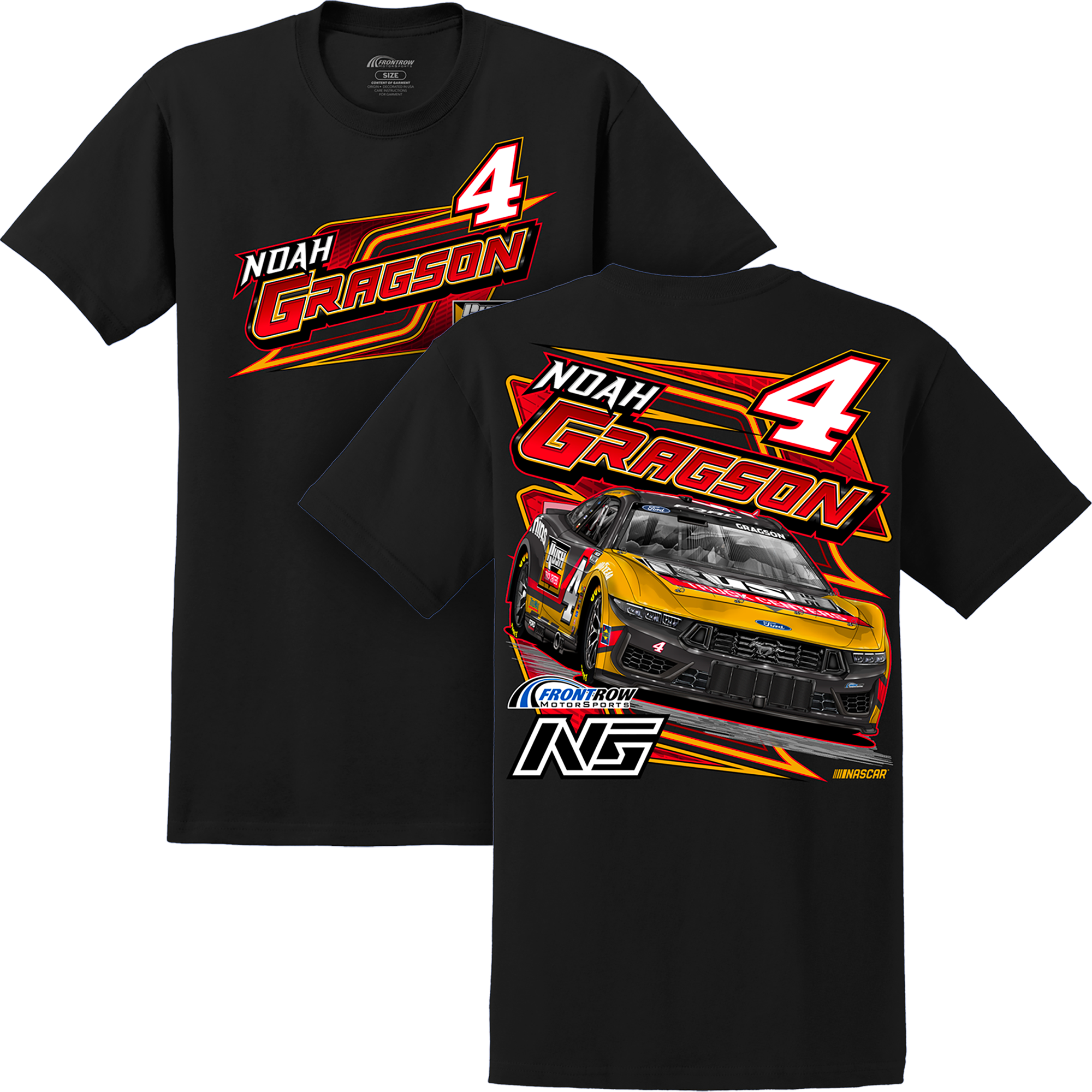 Noah Gragson X Rush Truck Centers Tee Front Row Motorsports Online Noah Gragson X Rush Truck Centers Tee Front Row Motorsports Online